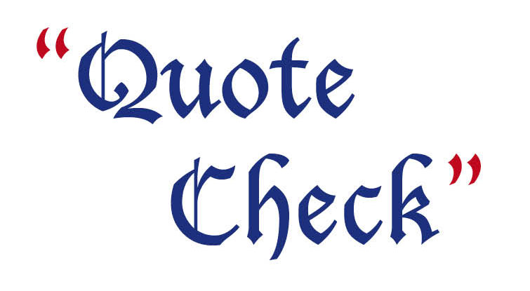 Quote checks: a growing curse | David Worsfold